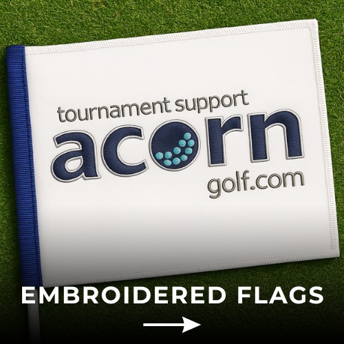 Embroidered Golf Flags – Acorn Golf